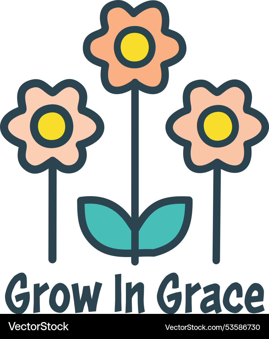 Christian faith typography for print Royalty Free Vector