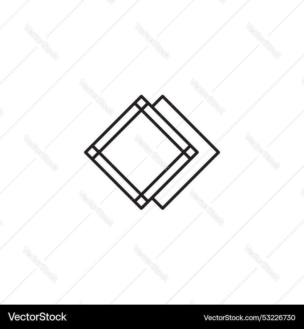 Handkerchief icon set towel cloth pattern napkin Vector Image