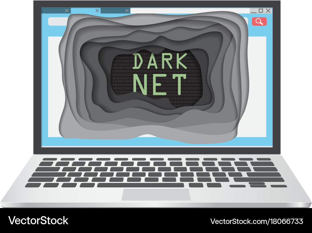 Dark Web Konzept Lizenzfreies Vektorbild - VectorStock