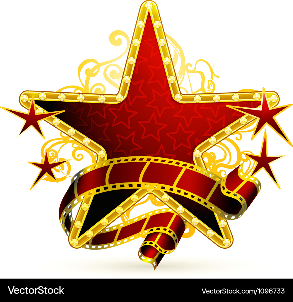 Movie stars Royalty Free Vector Image - VectorStock