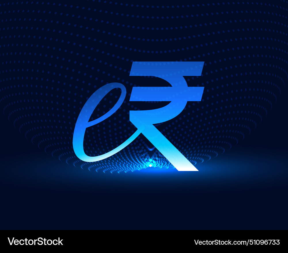 Secure and fast indian erupi digital transactions Vector Image