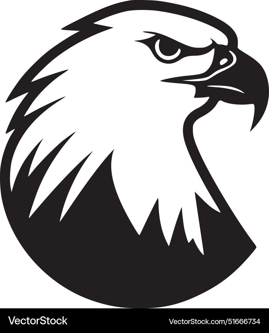 Adler - minimalistische und einfache Silhouette Vektorbild