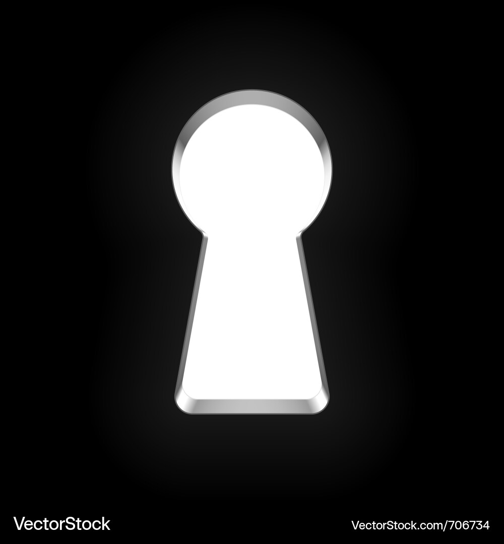 Keyhole Royalty Free Vector Image - VectorStock