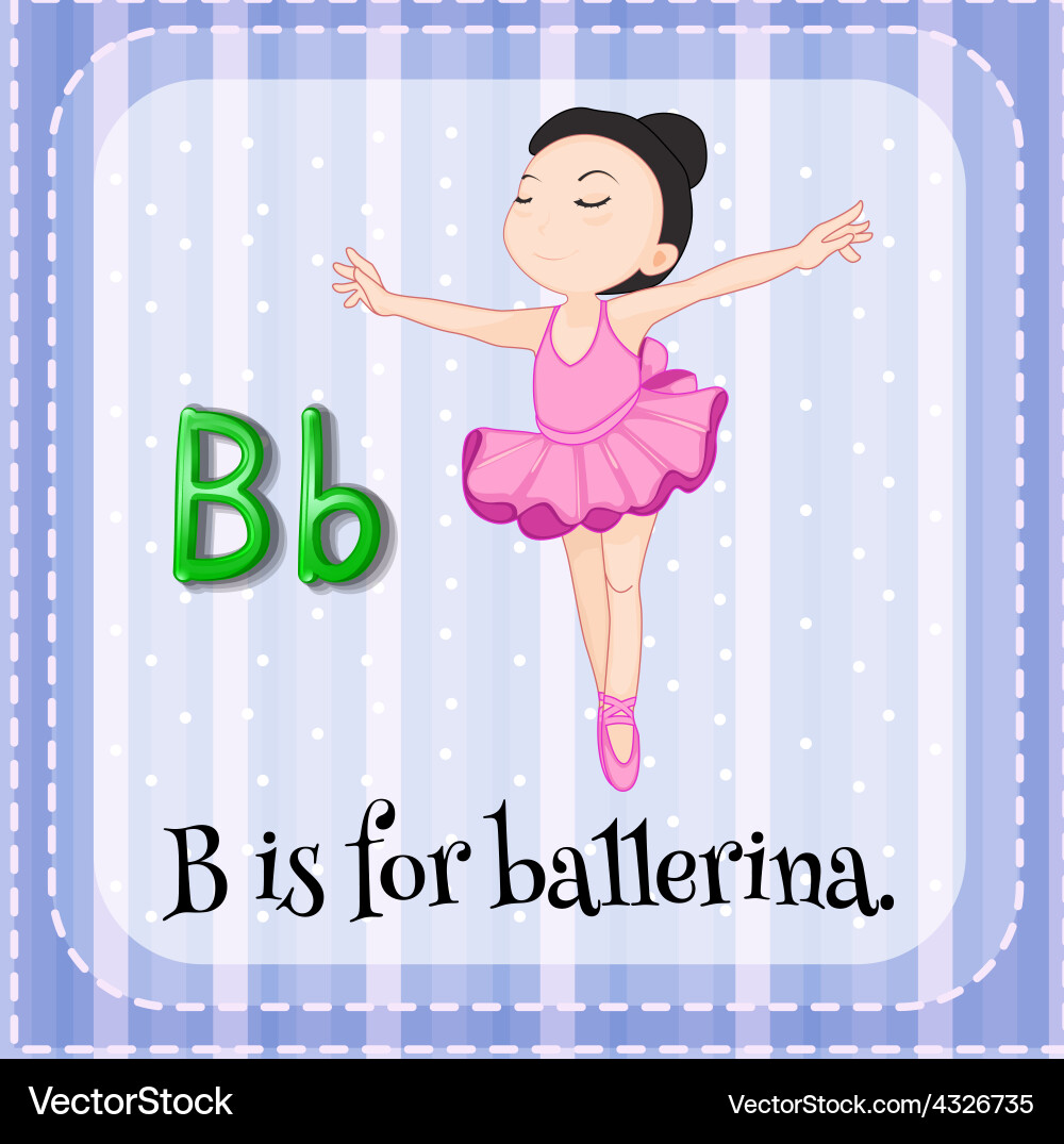 Alphabet b Royalty Free Vector Image - VectorStock