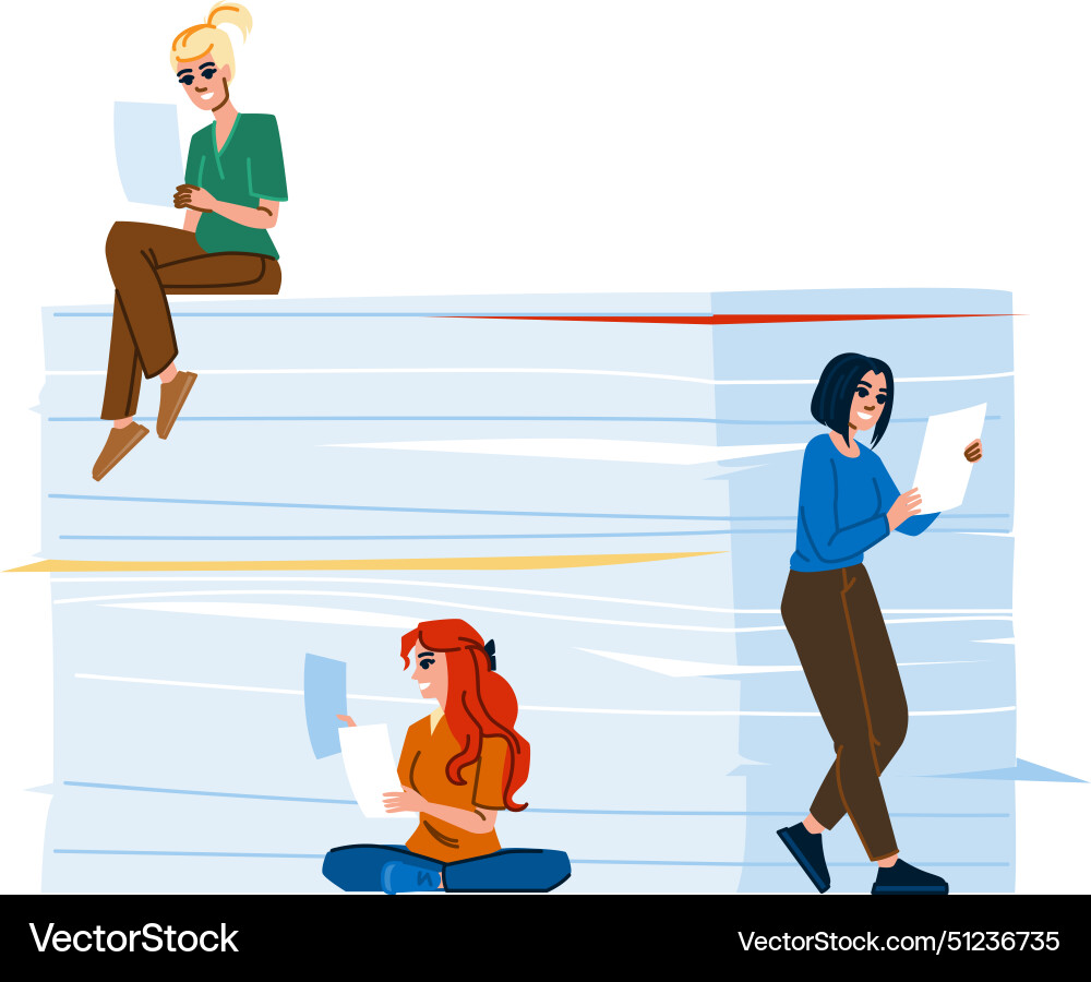 Business contract management Royalty Free Vector Image