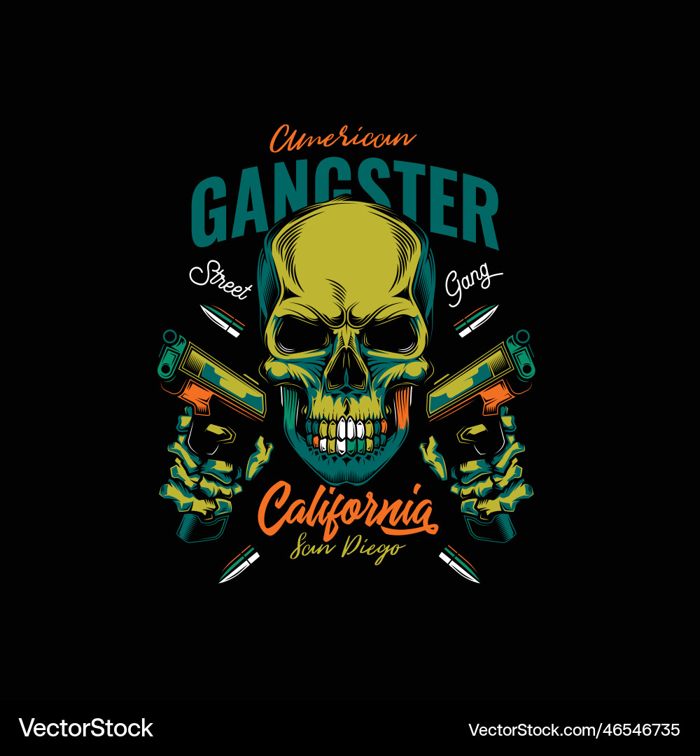 Skull bandit Royalty Free Vector Image - VectorStock