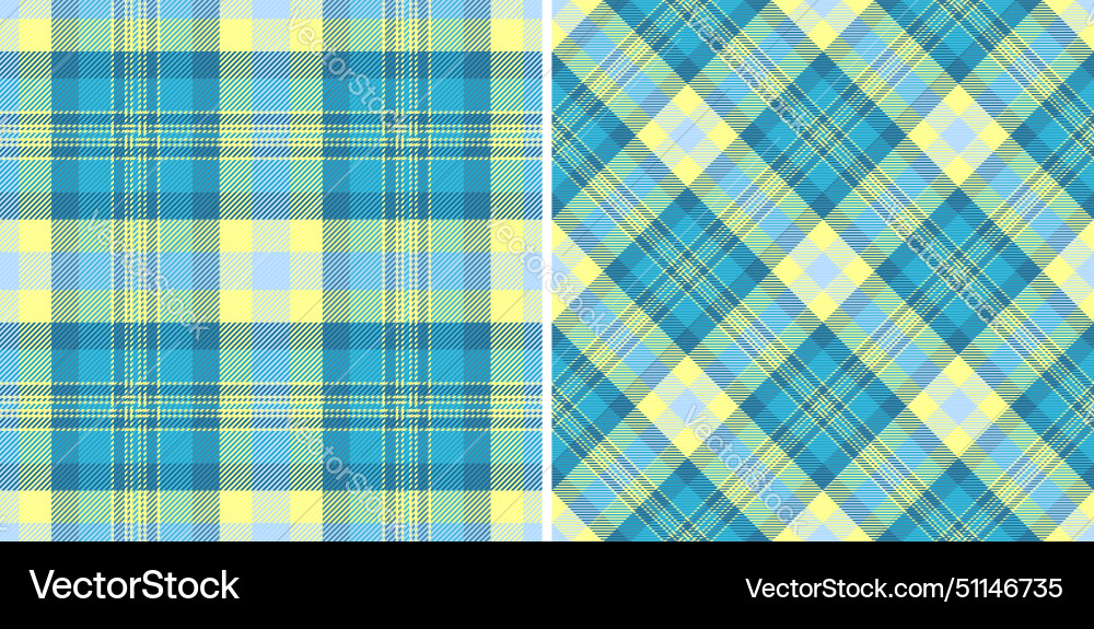 Textile background check of pattern texture with Vector Image