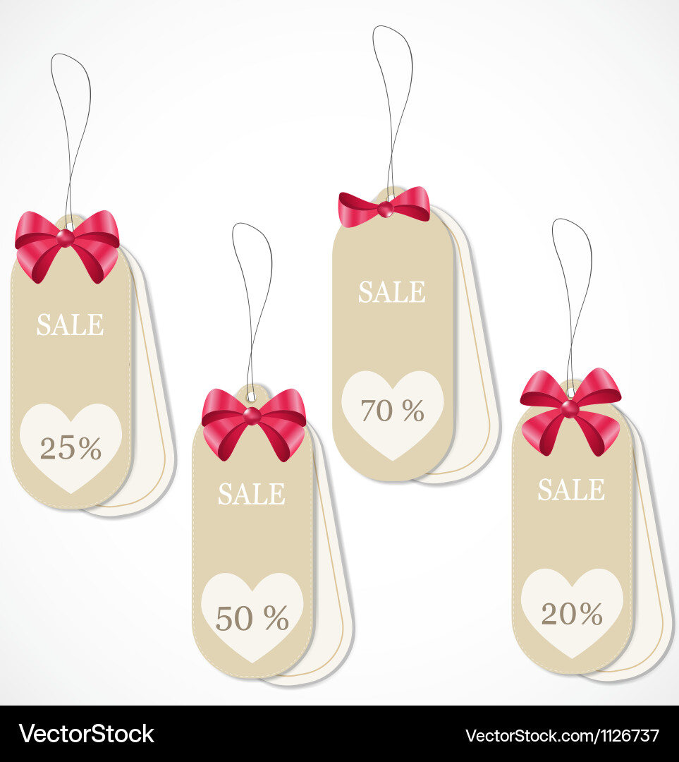 Discount tags Royalty Free Vector Image - VectorStock
