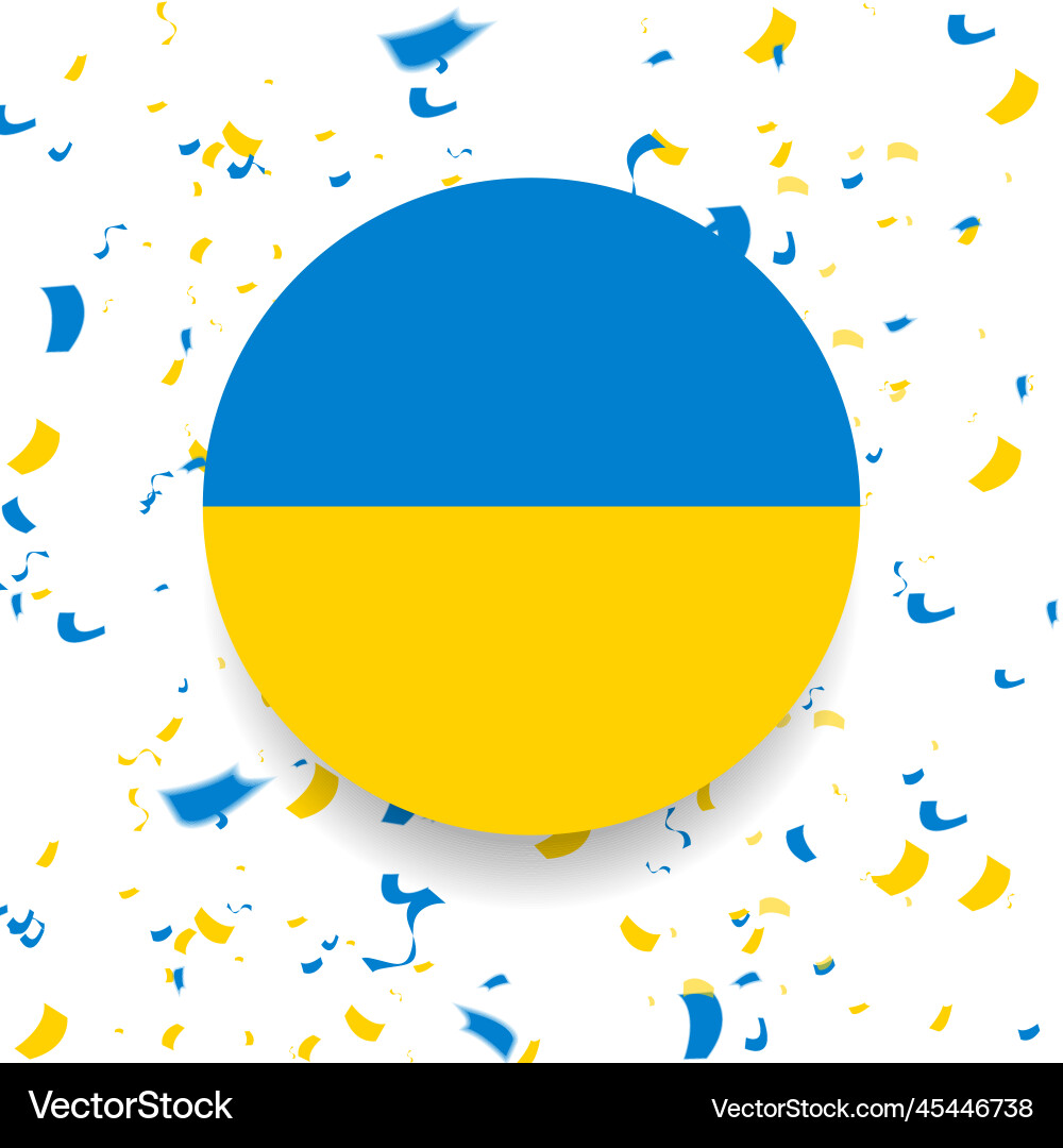 Abstract background ukrainian flag colors Vector Image