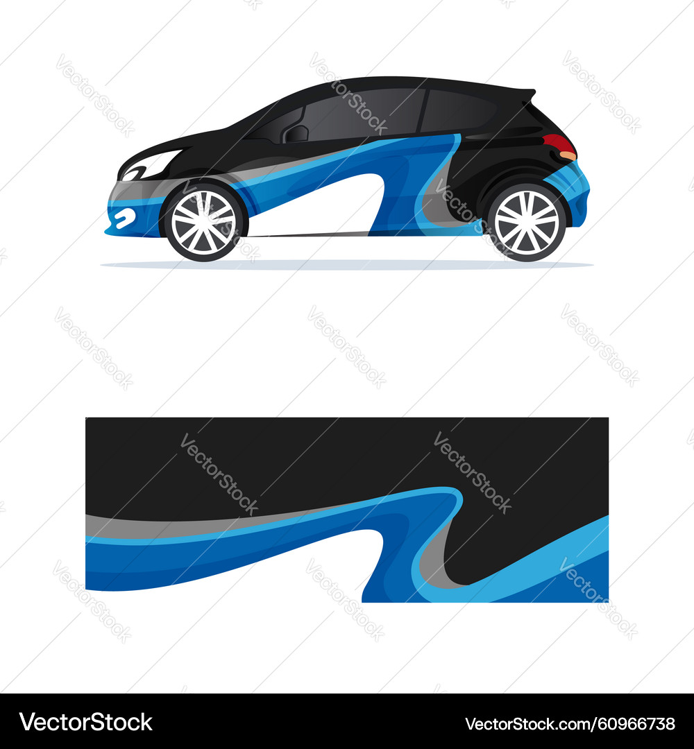 Dynamic Car Wrap Background – Royalty-Free Vector | VectorStock