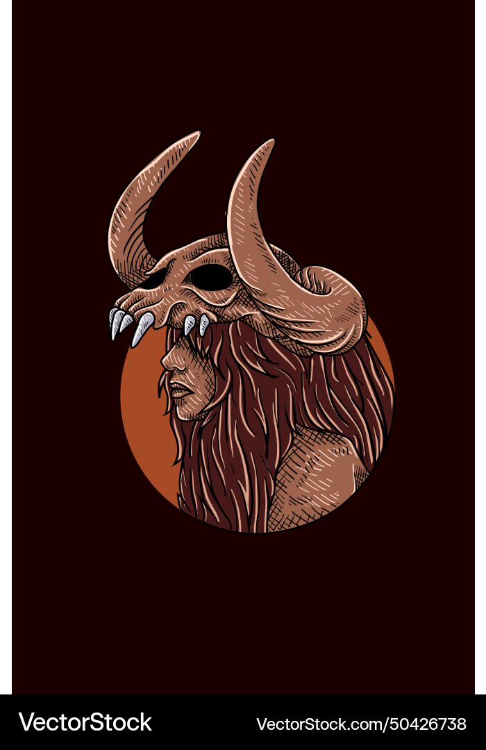 Monster mask Royalty Free Vector Image - VectorStock