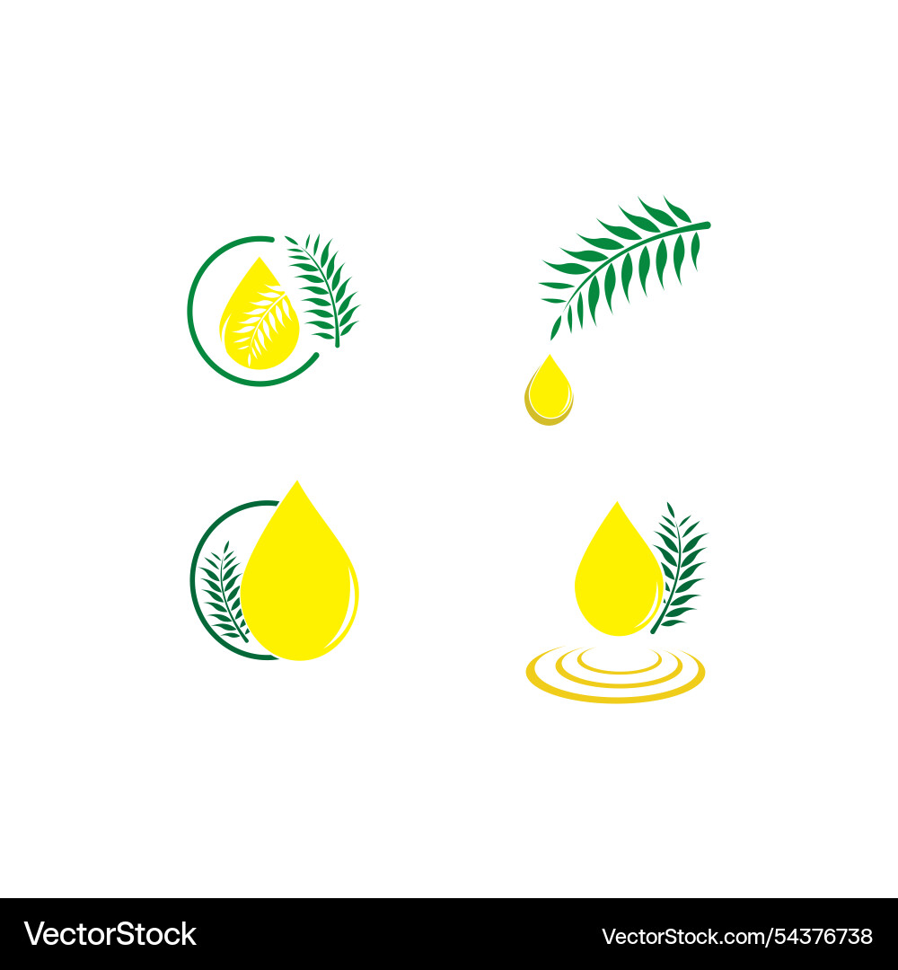 Oil palm Royalty Free Vector Image - VectorStock