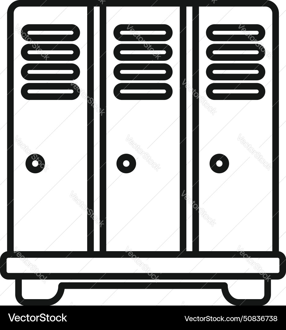 Save protect online icon outline safety Royalty Free Vector