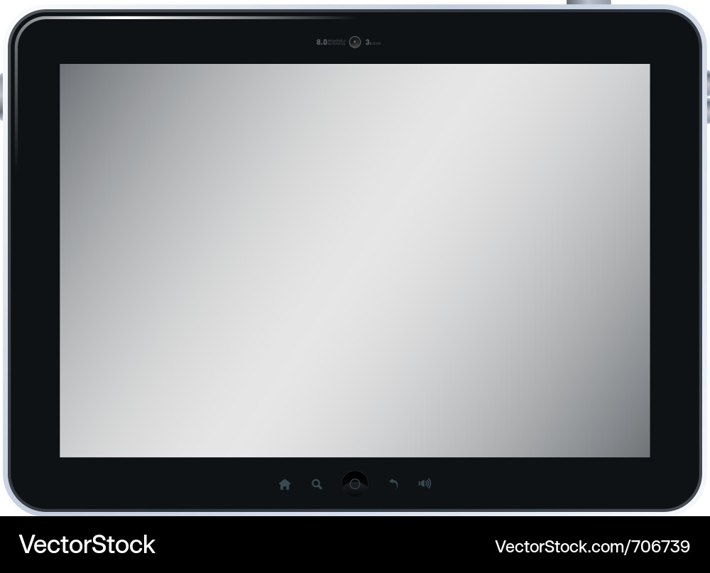 Android tablet Royalty Free Vector Image - VectorStock