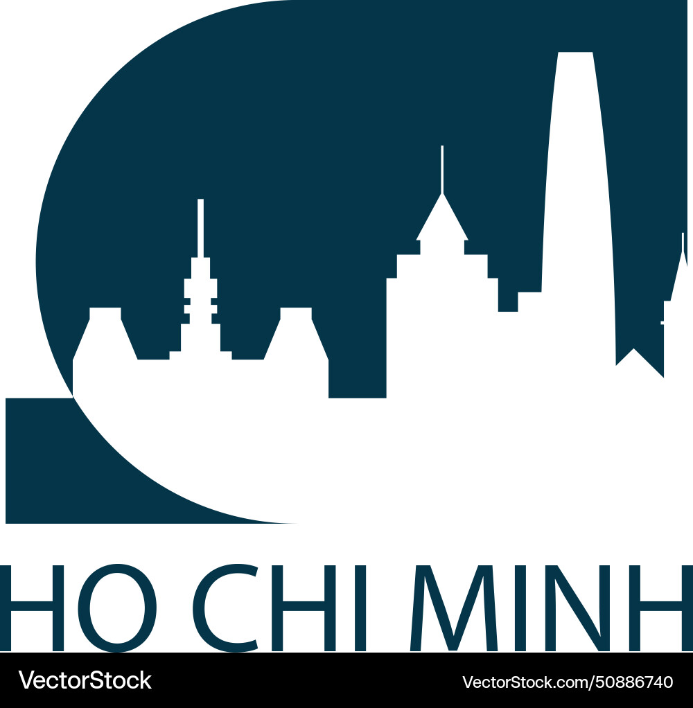 Ho chi minh logo Royalty Free Vector Image - VectorStock