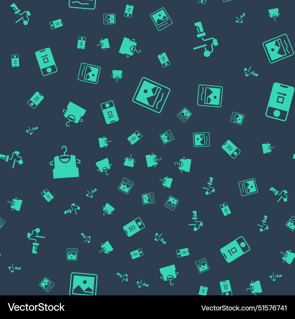 Set photo frame gimbal stabilizer for camera Vector Image