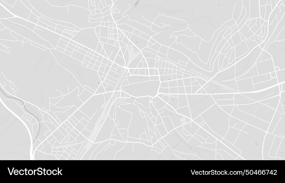 Background winterthur map switzerland white Vector Image