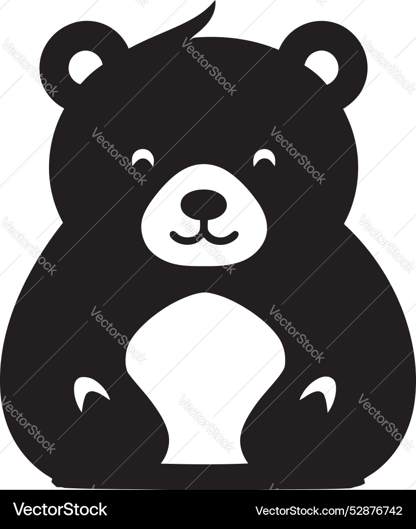 Bear royal crest bear majesty insignia Royalty Free Vector