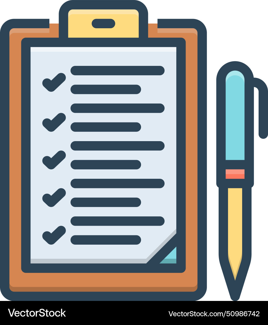 Checklist Royalty Free Vector Image - VectorStock