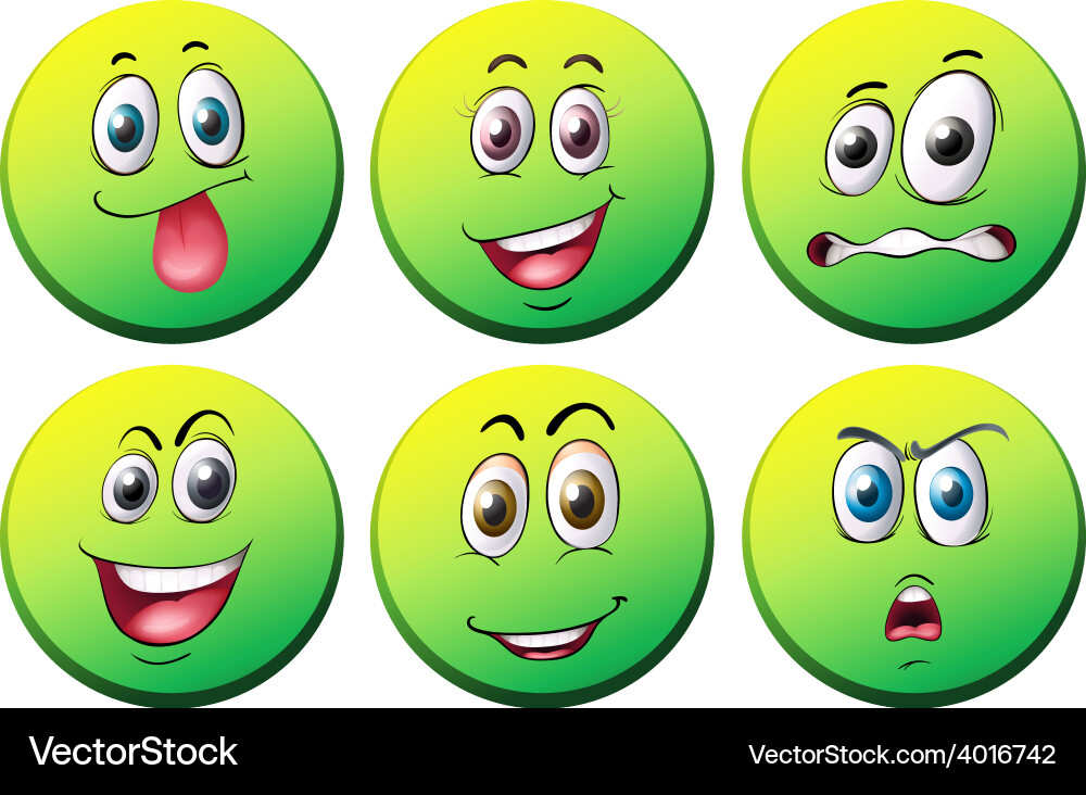 Faces Royalty Free Vector Image - VectorStock