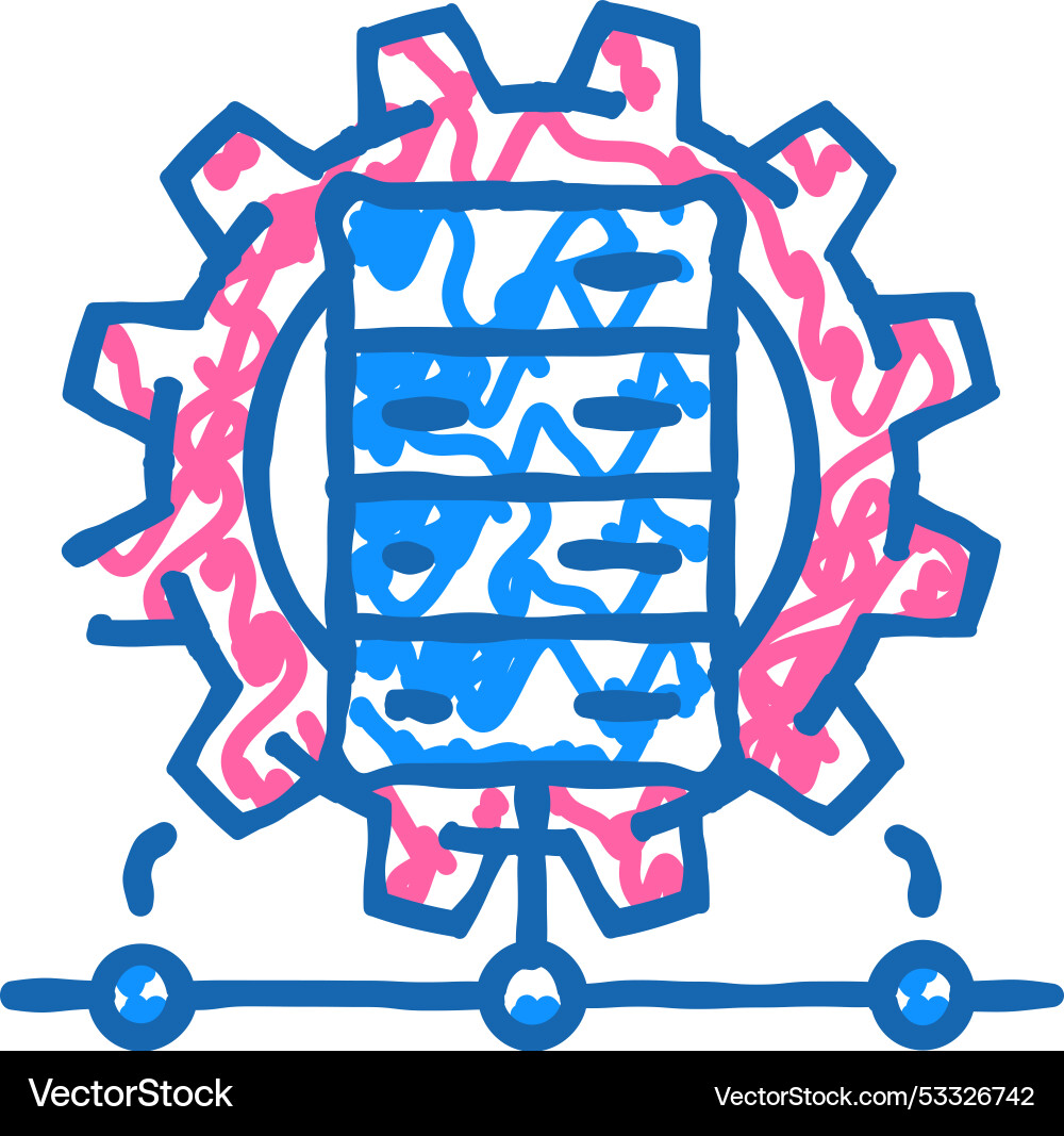 It infrastructure management business process icon