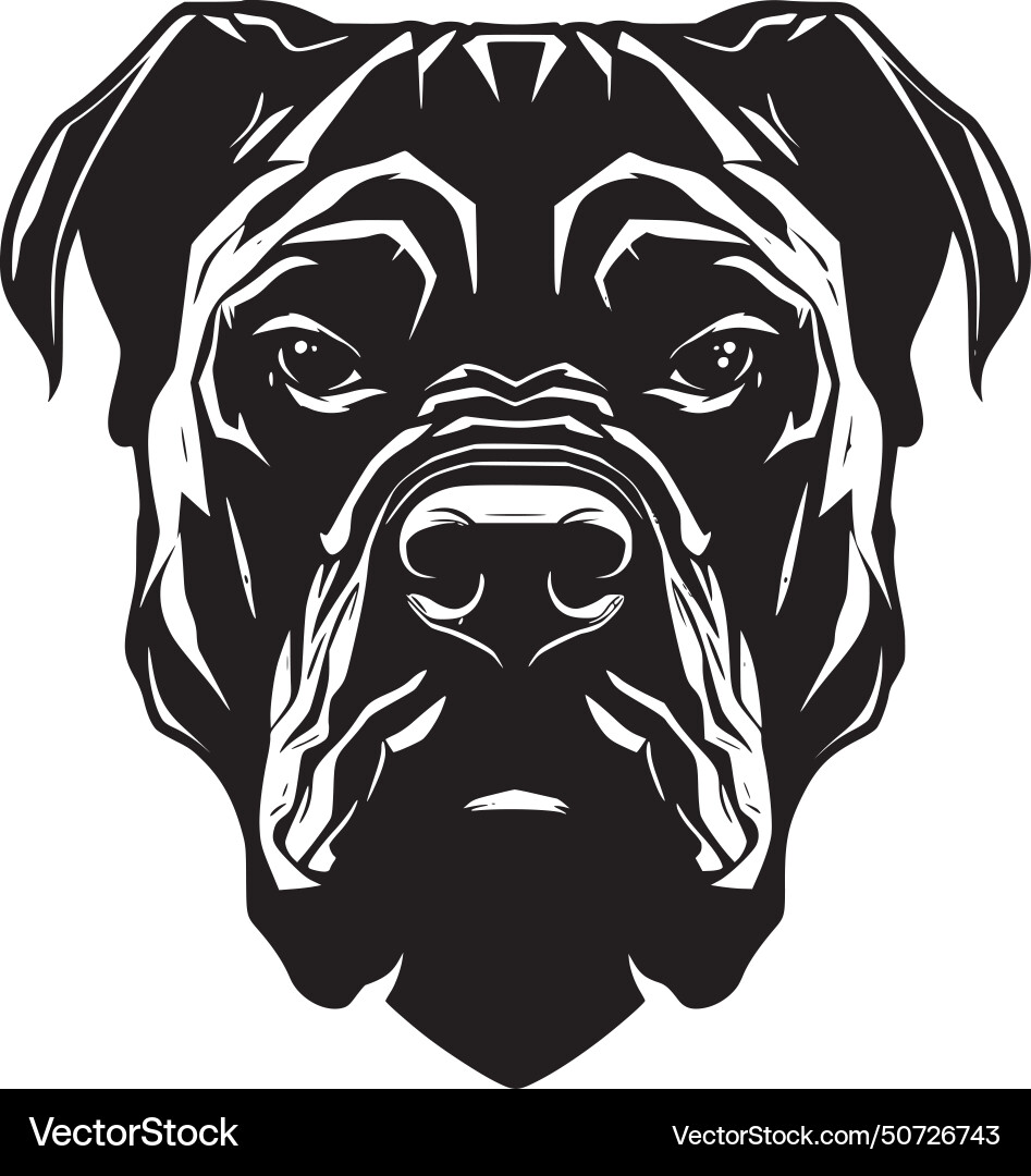 Cane corso - minimalist and flat logo Royalty Free Vector