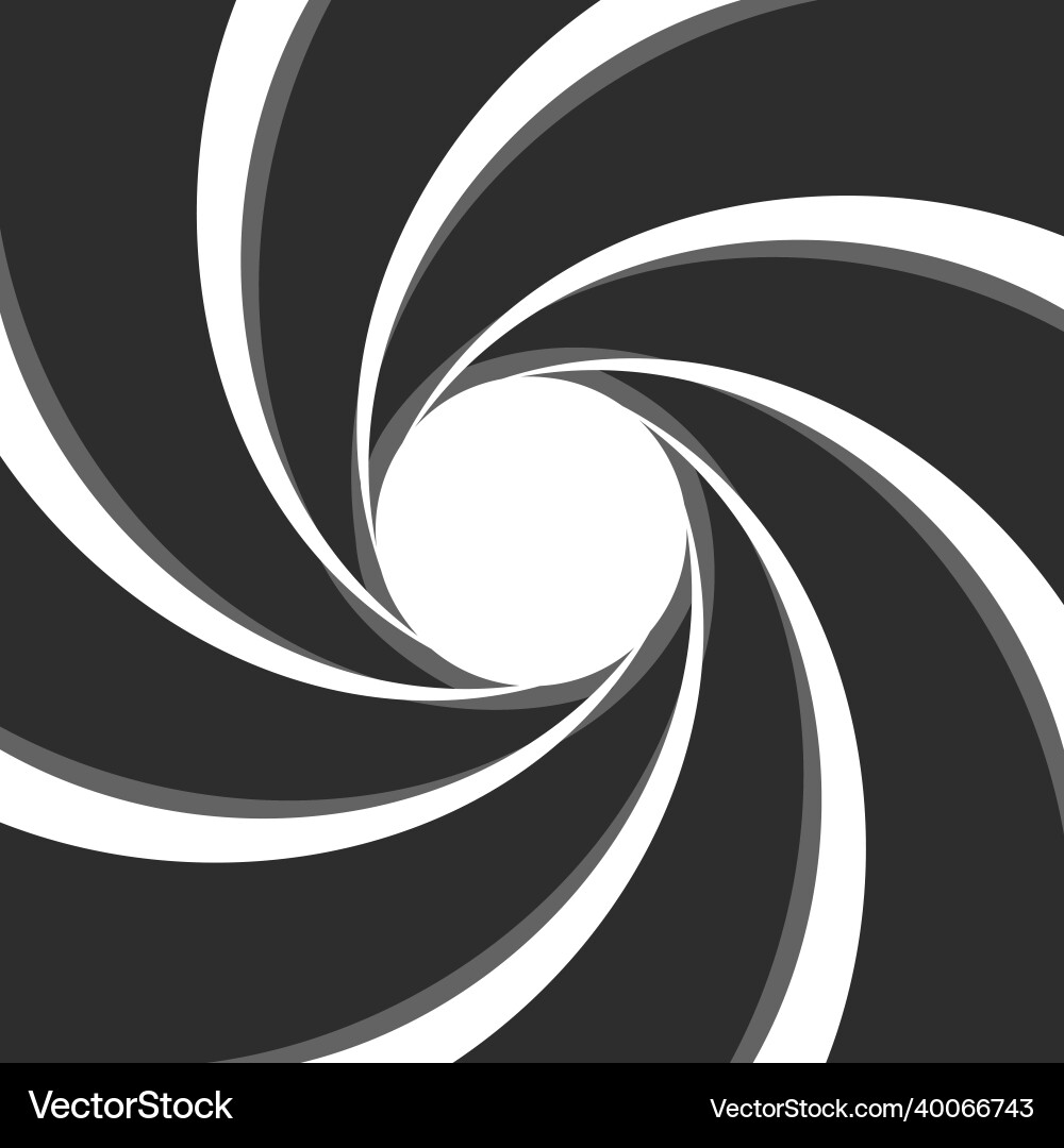 Swirl gun background Royalty Free Vector Image
