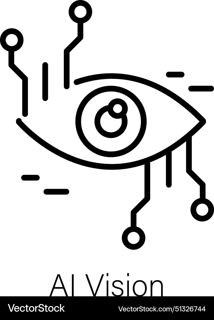 Ai vision Royalty Free Vector Image - VectorStock