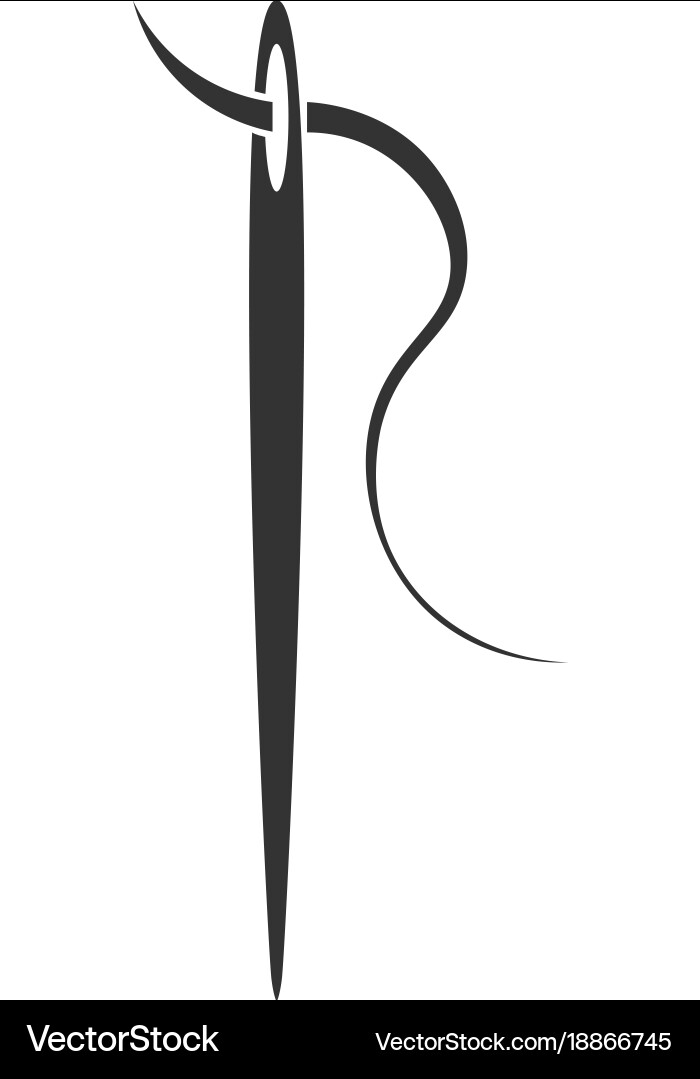 Needle Logo Vector