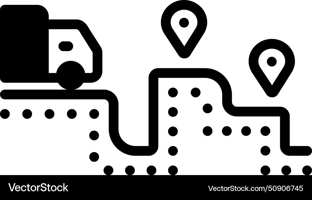 Route Royalty Free Vector Image - VectorStock