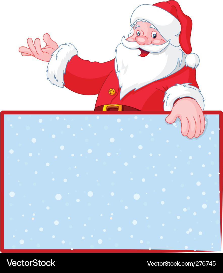 Santa claus Royalty Free Vector Image - VectorStock