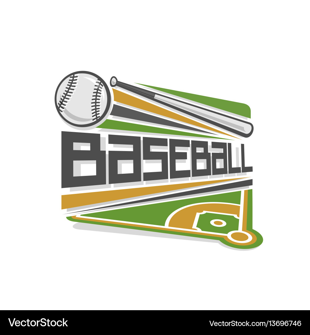 Baseball logo Royalty Free Vector Image - VectorStock