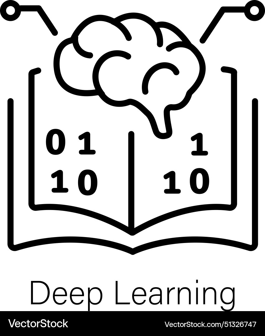 Deep learning Royalty Free Vector Image - VectorStock