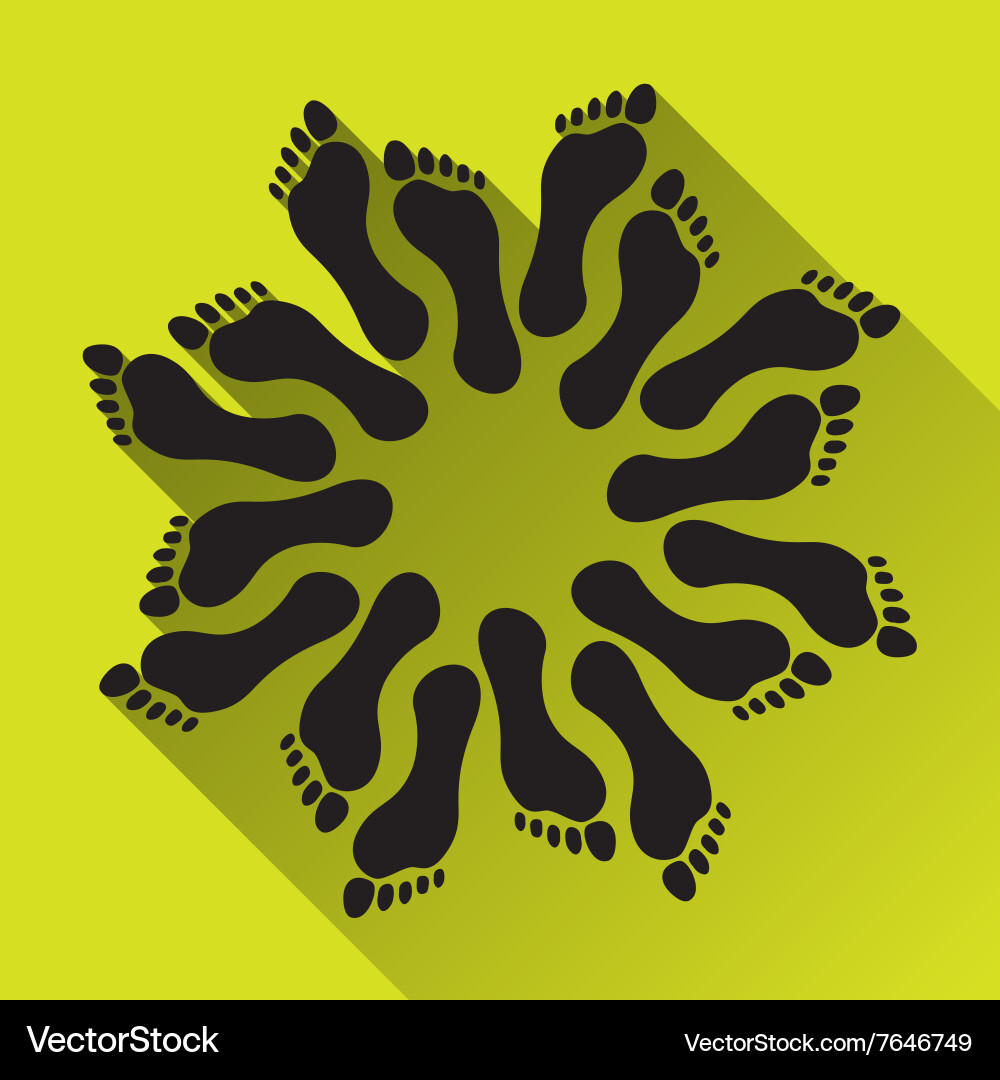 Barefoot Royalty Free Vector Image - VectorStock