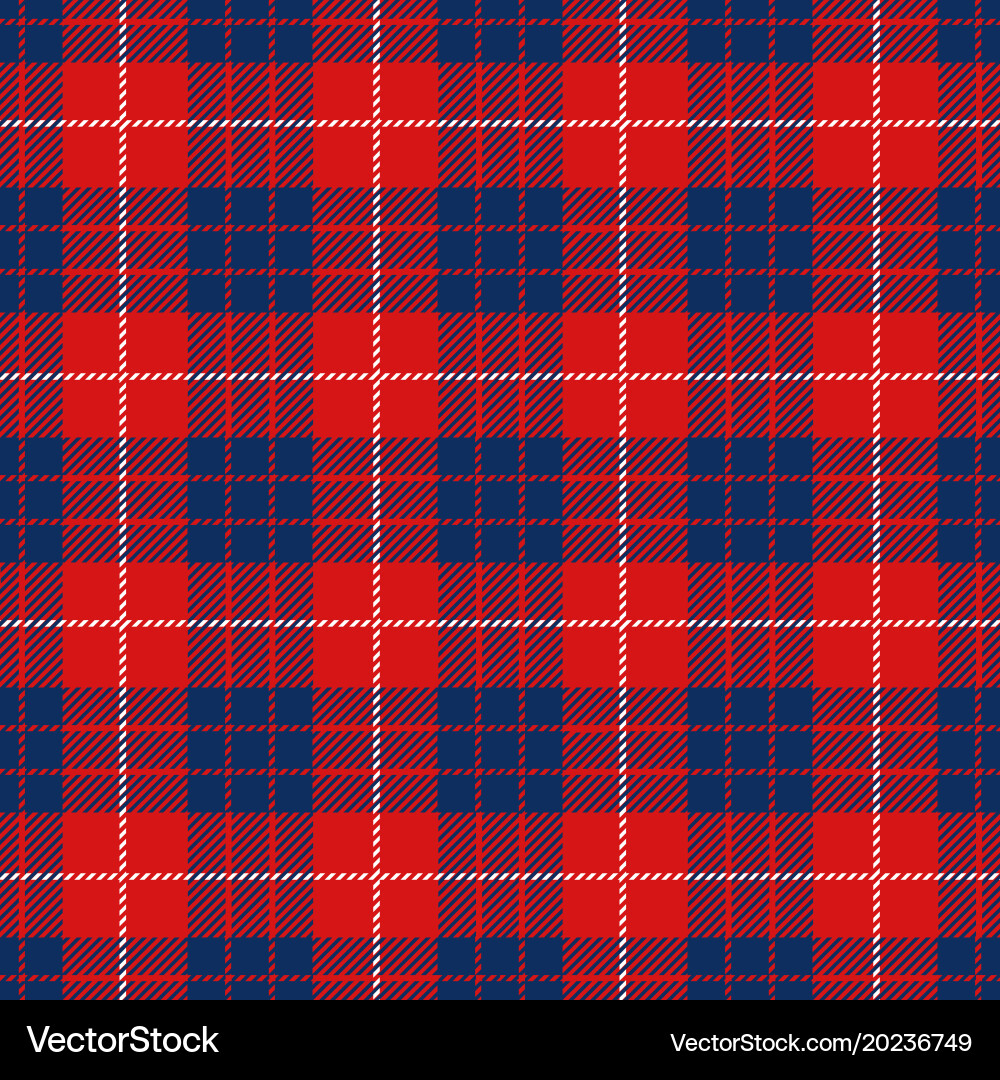 Clan hamilton tartan plaid seamless pattern Vector Image