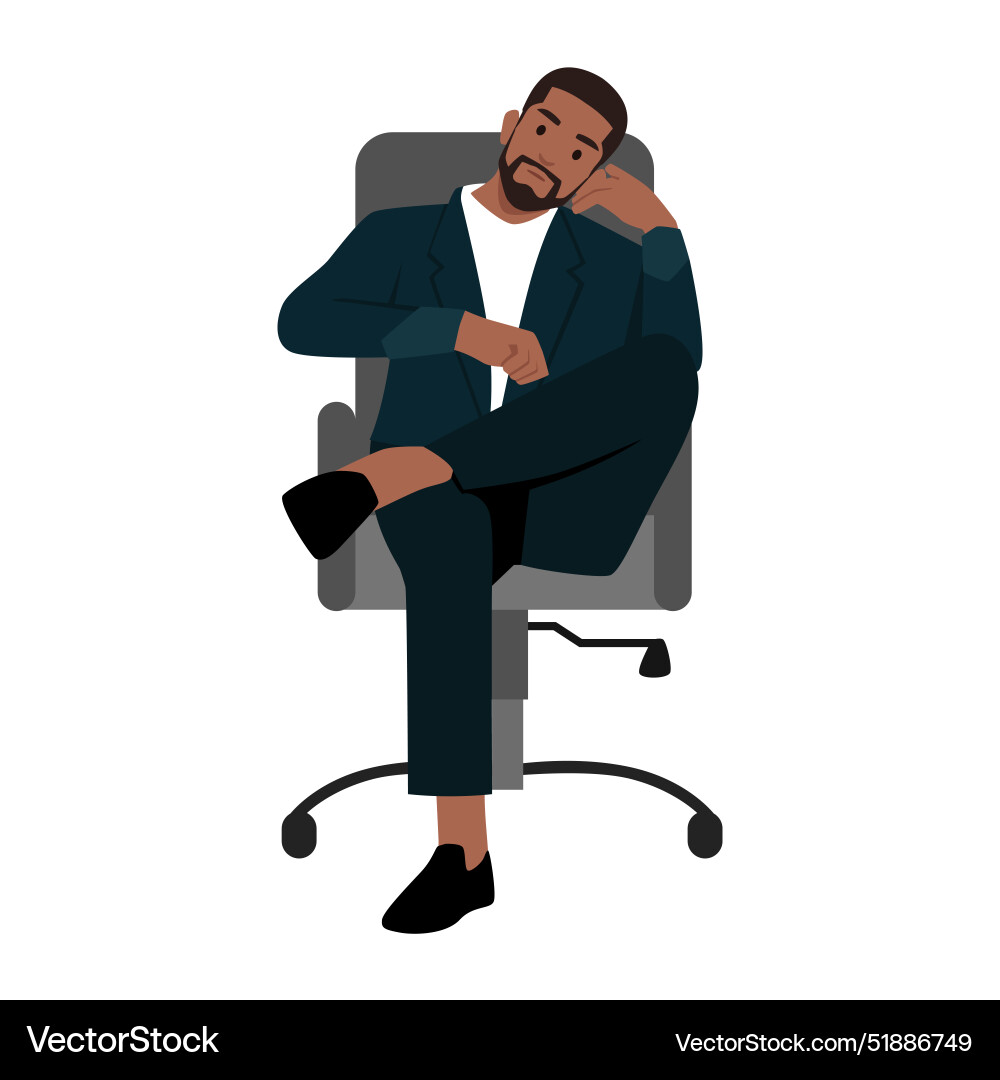 Young anxious man feeling sadness and stress Vector Image
