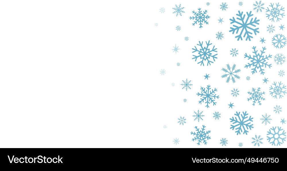 Decorative hand drawn winter background Royalty Free Vector