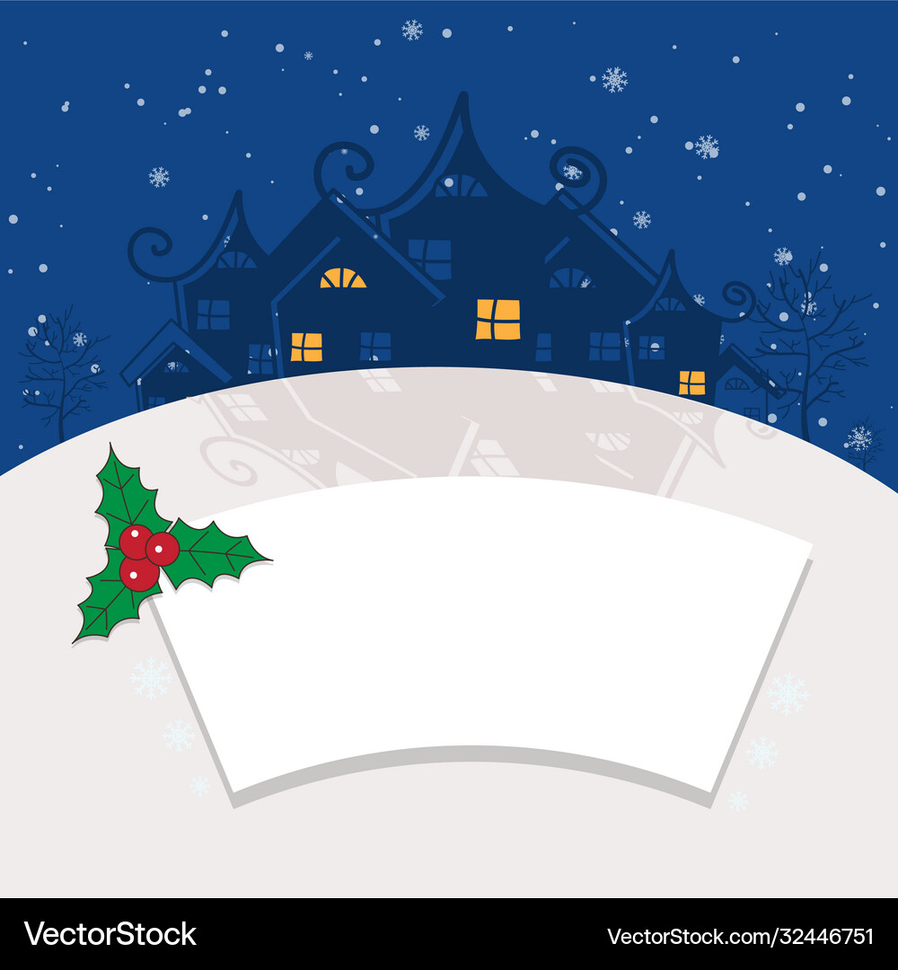 Cartoon for holiday theme on winter background – Royalty-Free Vector ...
