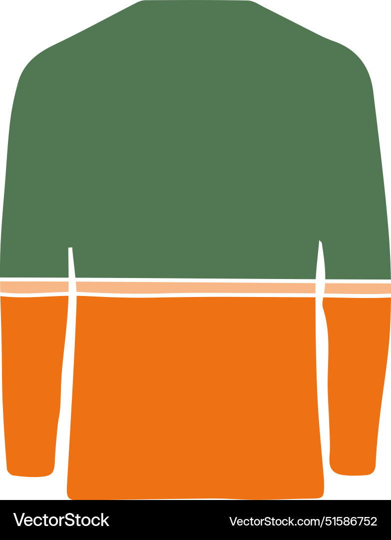 Long sleeve essential t-shirt design Royalty Free Vector