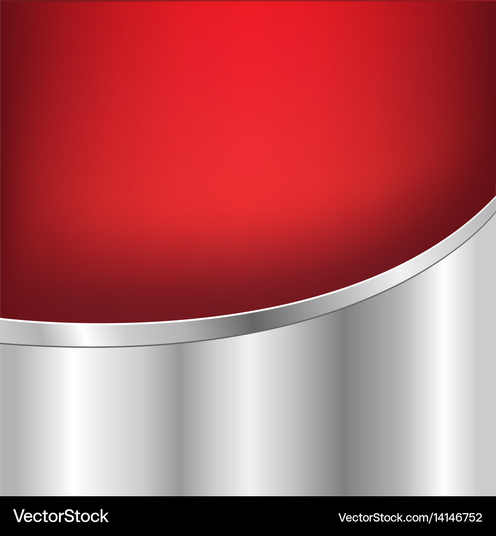 Red and silver background Royalty Free Vector Image