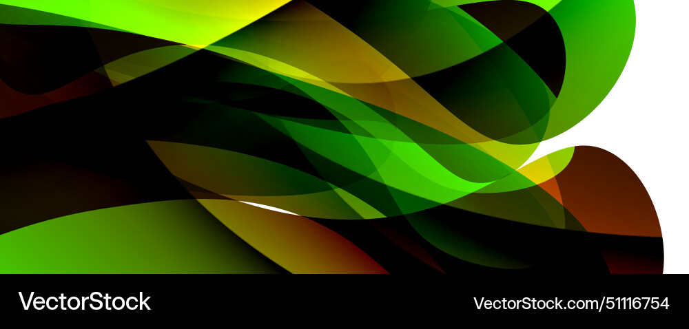 A green and brown abstract background with white Vector Image