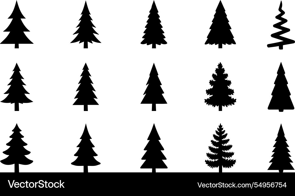 Chrismess tree Royalty Free Vector Image - VectorStock