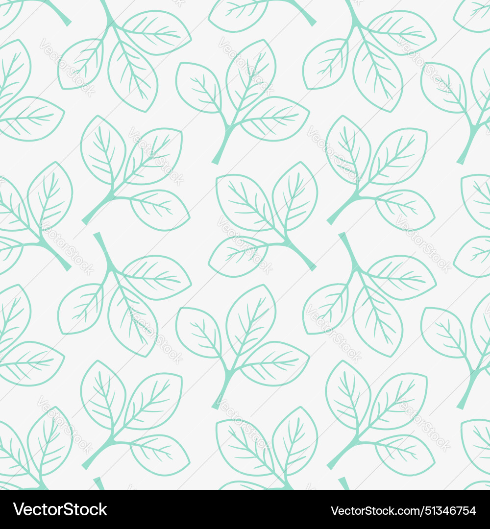 Hand drawn floral pattern design simple ornament Vector Image