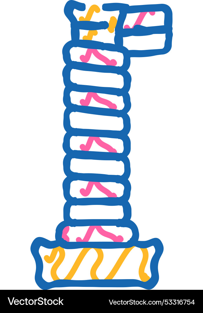 Winding on handle icon doodle Royalty Free Vector Image