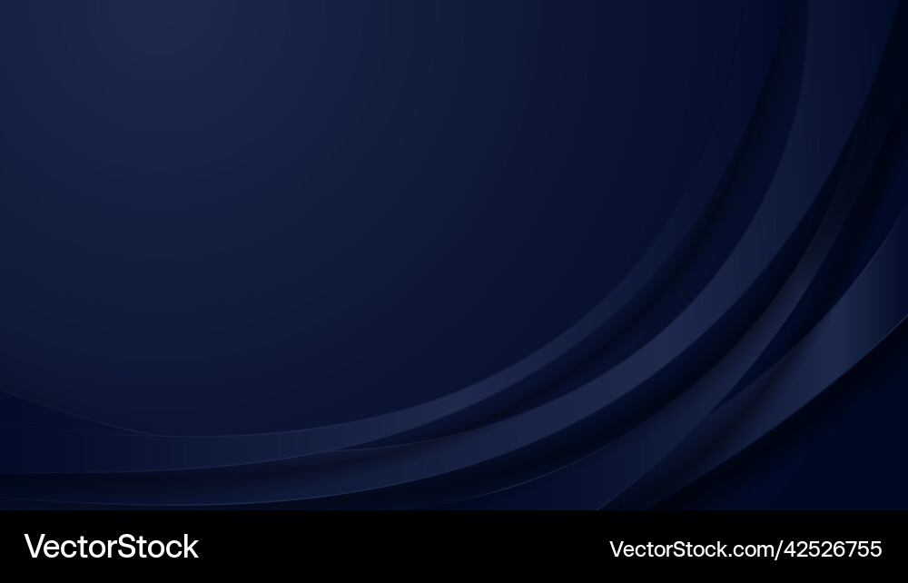 Abstract luxury template background blue curved Vector Image Abstract luxury template background blue curved Vector Image