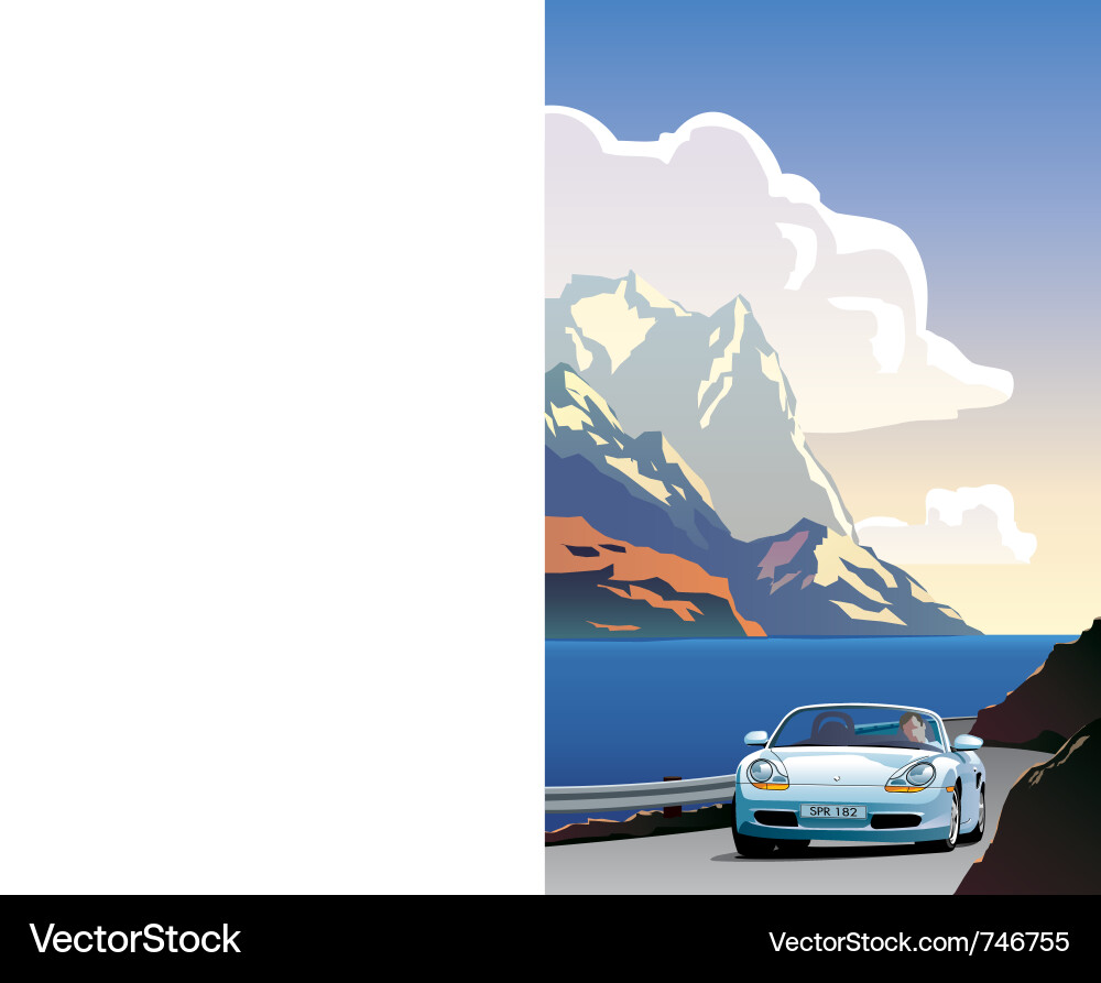 Luxury car Royalty Free Vector Image - VectorStock