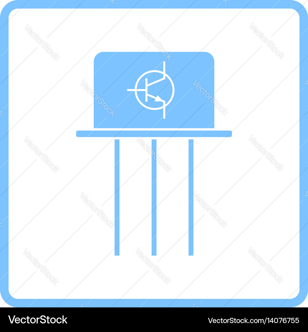 Transistor icon Royalty Free Vector Image - VectorStock