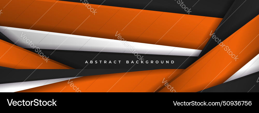 Abstract sport banner background with 3d Vector Image
