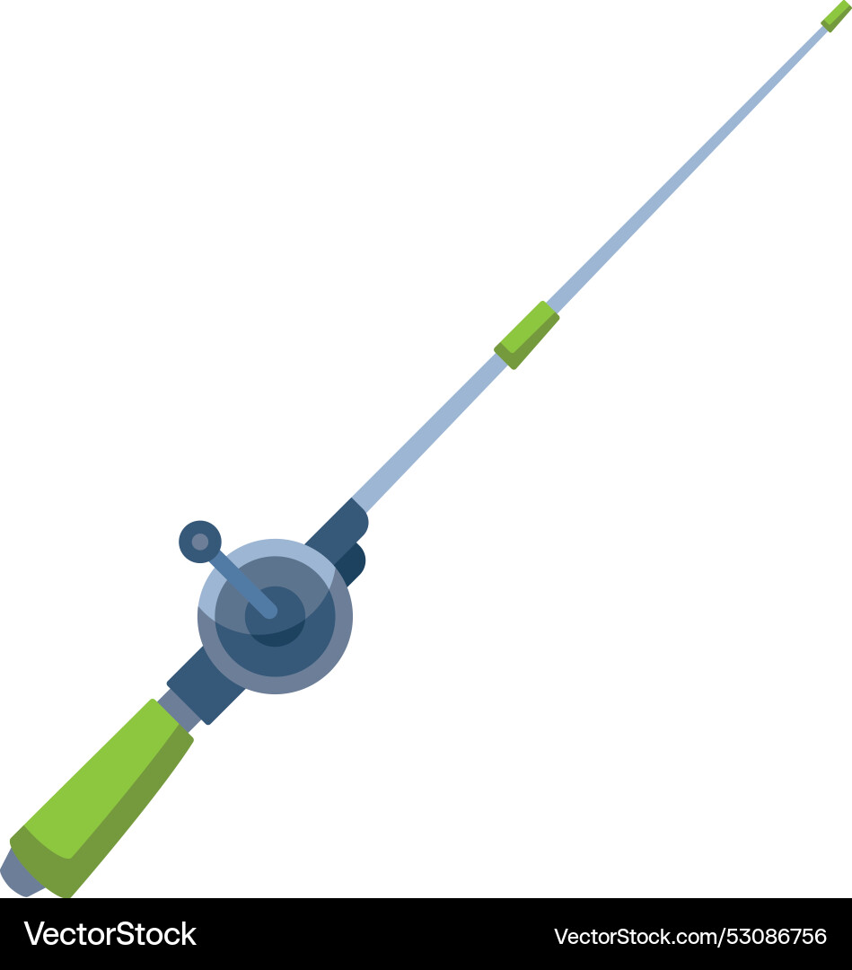 Fishing rod equipment Royalty Free Vector Image