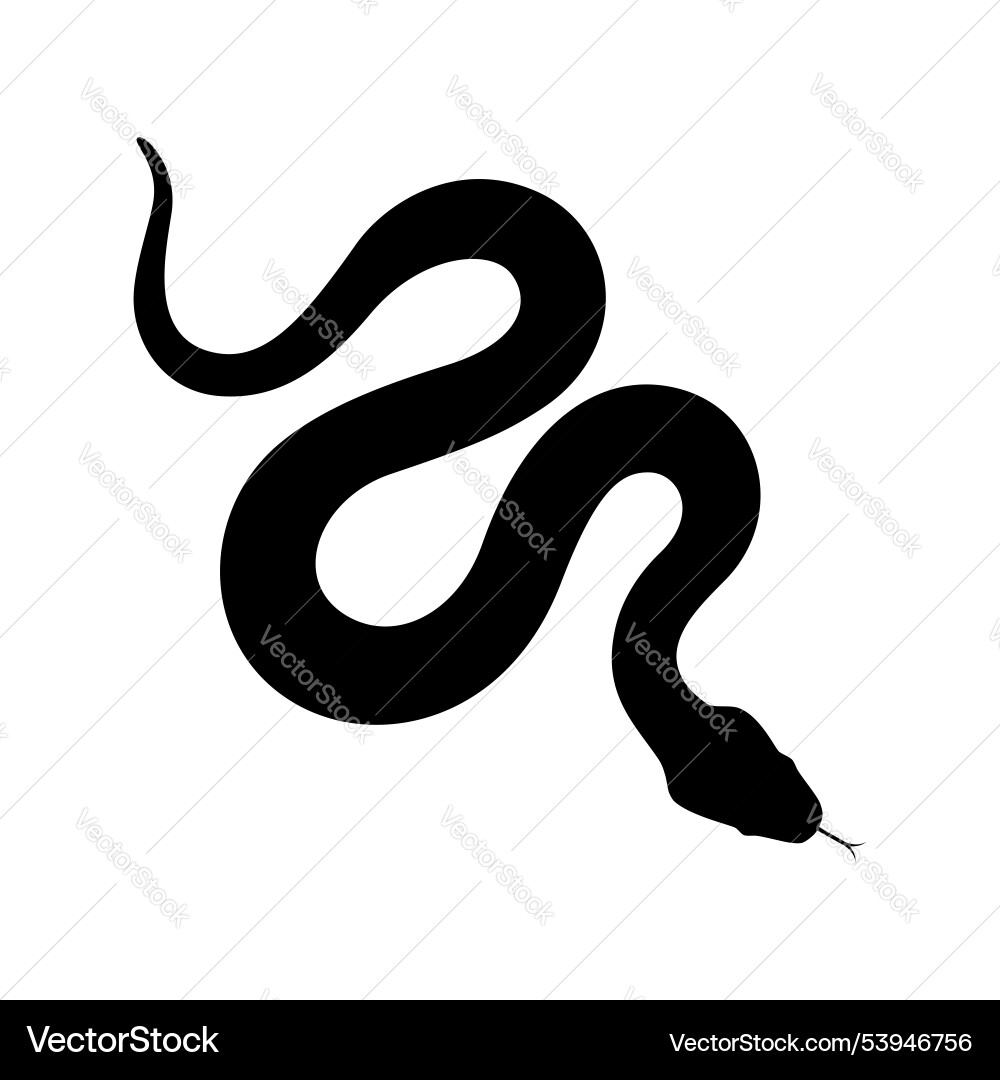 Snake symbol Royalty Free Vector Image - VectorStock